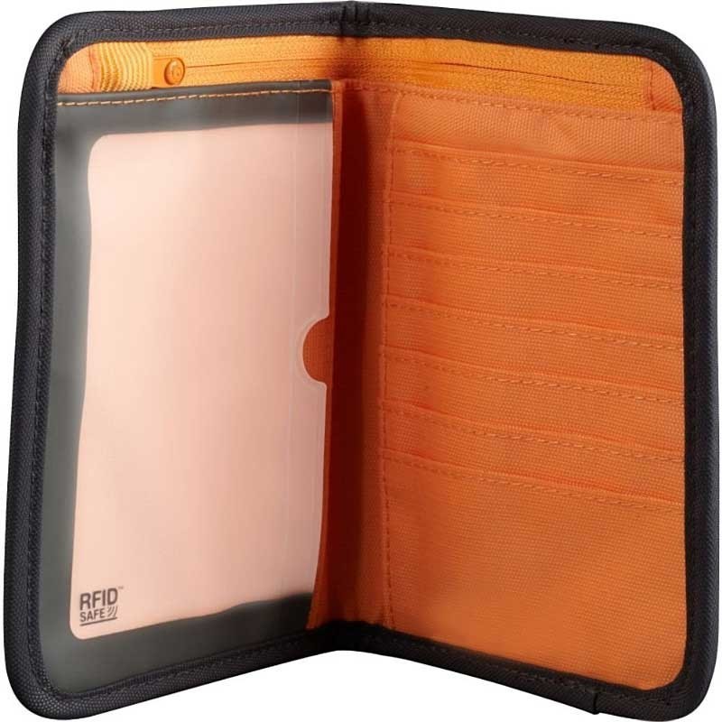 Portadocumentos con bloqueo RFID